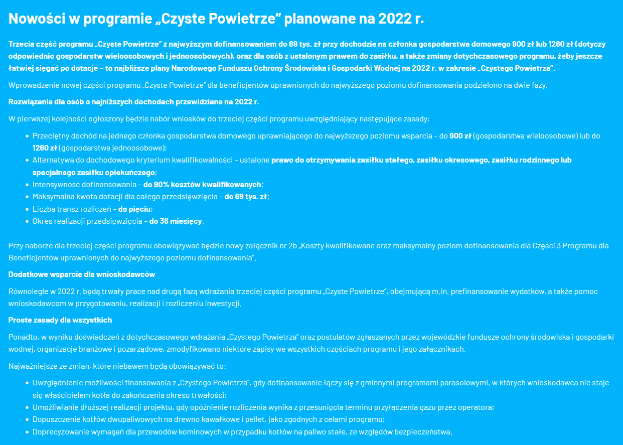 Program Czyste Powietrze 4.0 - Krynica Zdrój
